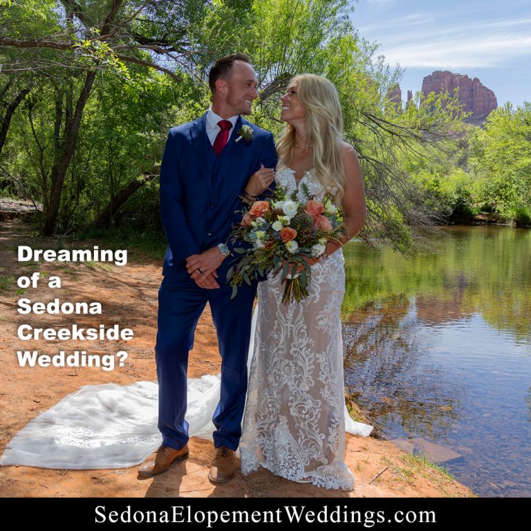 Sedona Creekside Wedding – Sedona Elopement Weddings